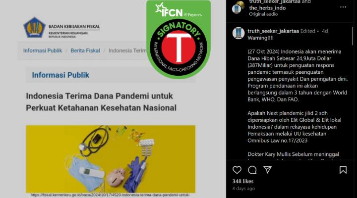 Keliru, Klaim Dana Pandemi yang Diterima Indonesia Berkaitan dengan ...