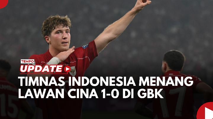 Timnas Indonesia Vs Cina 1-0, Ole Romeny Cetak Gol Kemenangan | tempo.co