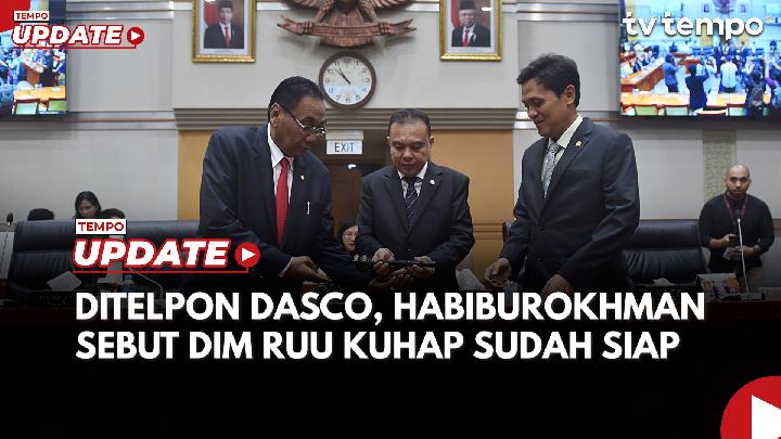 DPR Kebut Pembahasan Revisi KUHAP | tempo.co