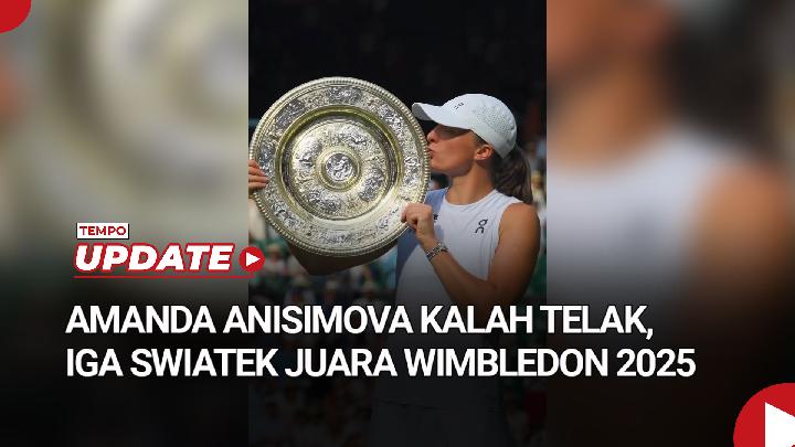 Amanda Anisimova Kalah Telak, Iga Swiatek Juara Wimbledon2025 | tempo.co