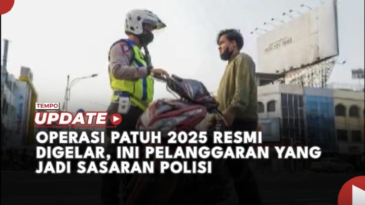 Operasi Patuh 2025 Resmi Digelar, Ini Pelanggaran yang Jadi Sasaran Polisi | tempo.co