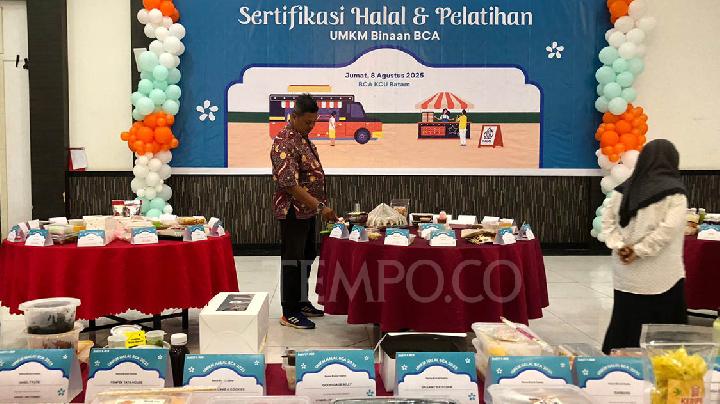 BCA Gelar Sertifikasi Halal dan Pelatihan bagi 300 UMKM di Batam | tempo.co