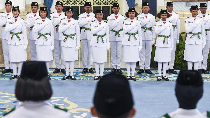 Upacara Pengukuhan Paskibraka 2025 di Istana Negara - foto