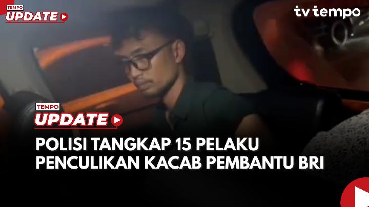 Peran 15 Tersangka Kasus Pembunuhan Kepala KCP BRI Cempaka Putih | tempo.co