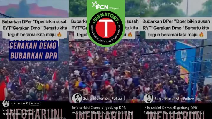 Keliru: Video Demo di DPR pada 25 Agustus 2025 | tempo.co