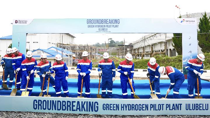 Pertamina Resmikan Groundbreaking Pilot Plant Green Hydrogen di Ulubelu ...