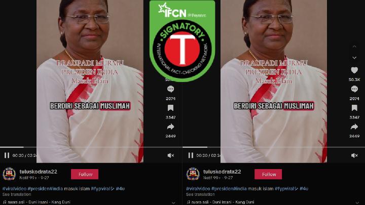 Keliru: Presiden India Draupadi Murmu Masuk Islam - Cek Fakta Tempo.co