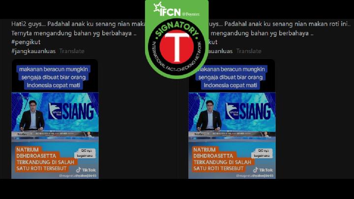 Menyesatkan: BPOM Rilis Dua Merek Roti Beracun pada November 2025 ...