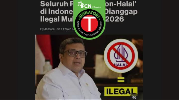Menyesatkan: Produk Non-Halal akan Dianggap Ilegal Per 2026 | tempo.co