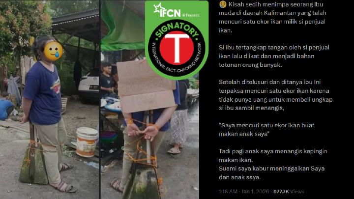 Menyesatkan: Seorang Ibu di Kalimantan Ditangkap karena Mencuri Seekor ...