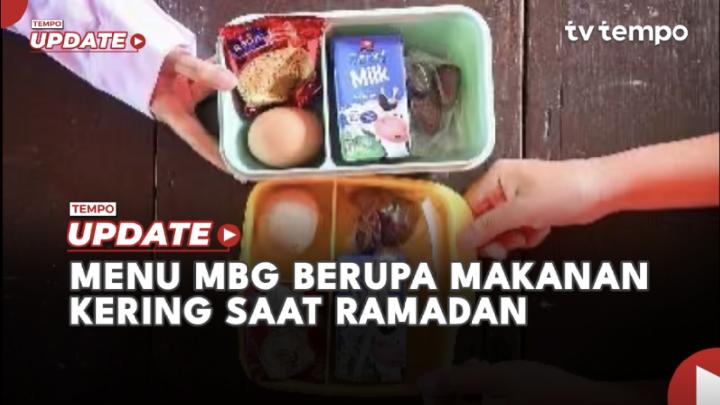 Menu MBG Berupa Makanan Kering saat Ramadan | tempo.co