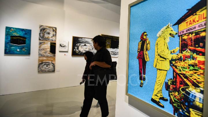 Pameran Ilustrasi Bertajuk 'Ilustrated Ramadan Jakarta 2026' - foto