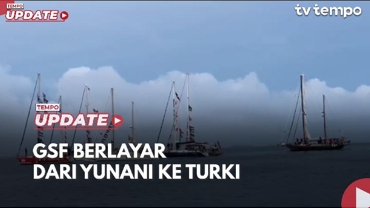 Global Sumud Flotilla Berlayar dari Yunani ke Turki | tempo.co