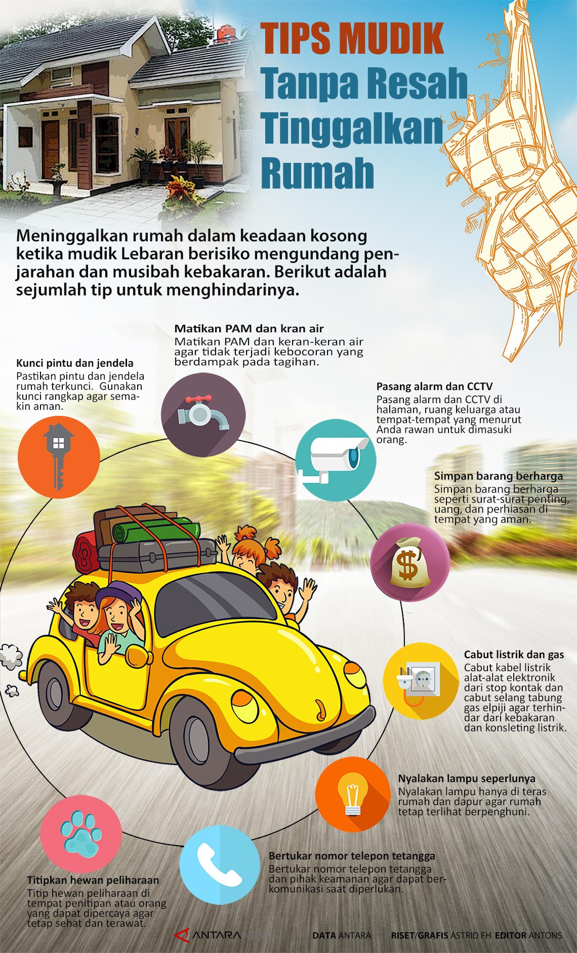 Tips Mudik Tanpa Resah Meninggalkan Rumah | tempo.co