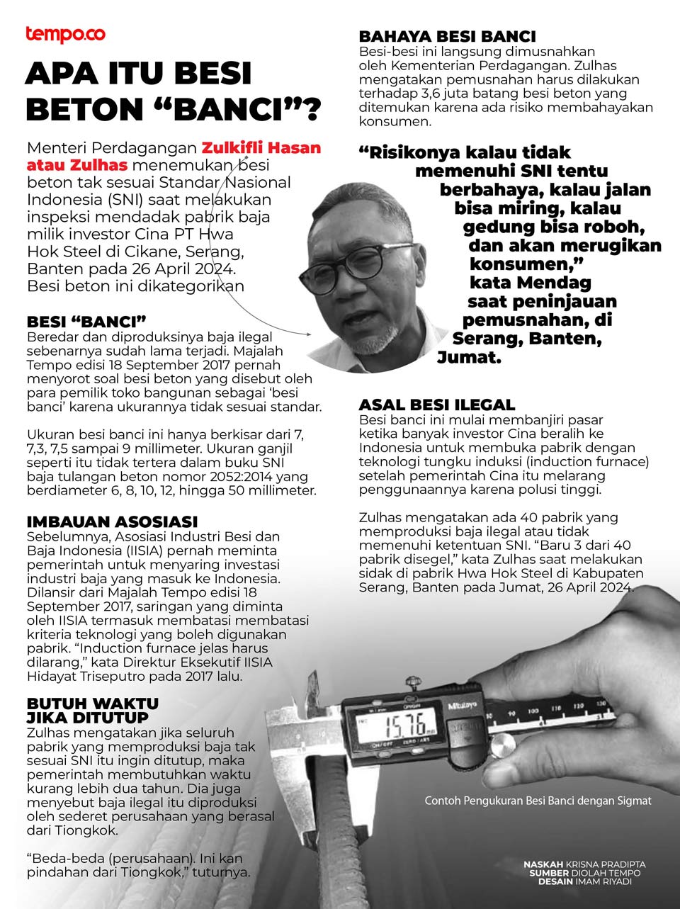 Apa itu Besi Beton "Banci"? | tempo.co