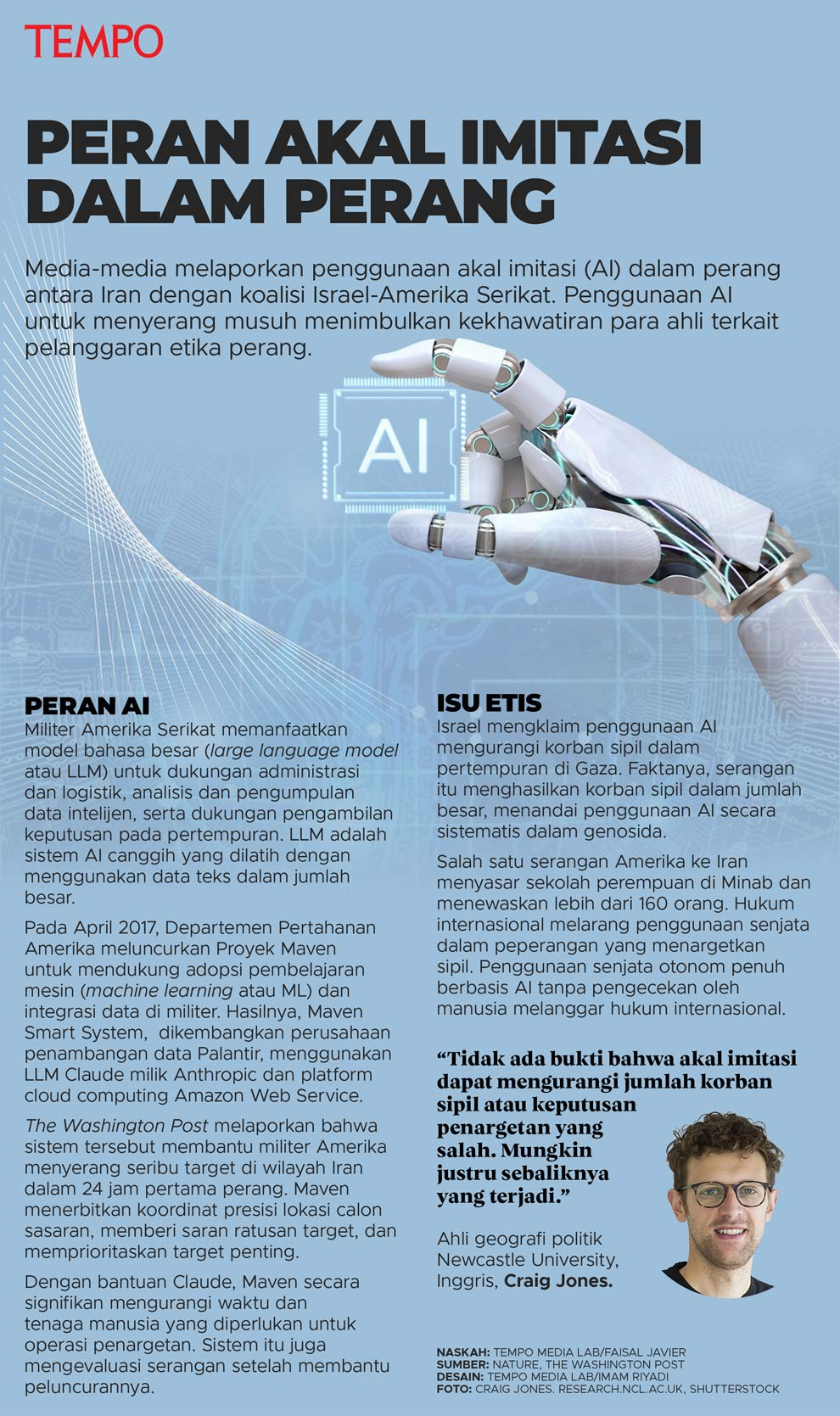 Peran Akal Imitasi dalam Perang | tempo.co